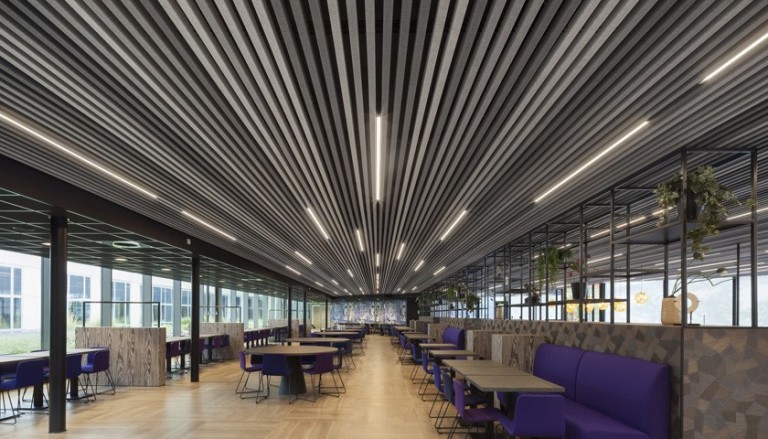 HeartFelt Modular Felt Ceiling in Amsterdam | Hunter Douglas ...