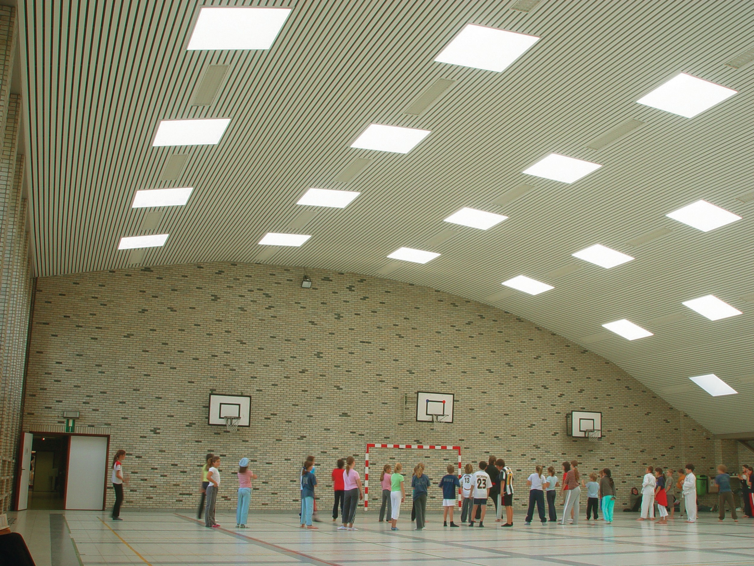 Sports Hall Ceiling systems from Hunter Douglas